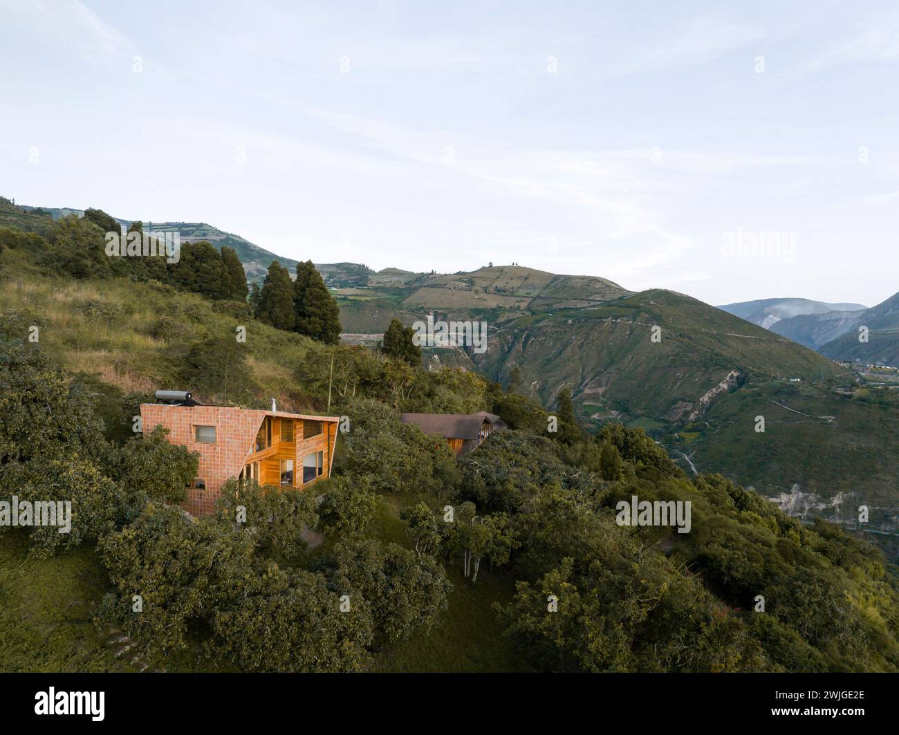 House in forest setting. Casa Perucho, Perucho, Ecuador. Architect ...