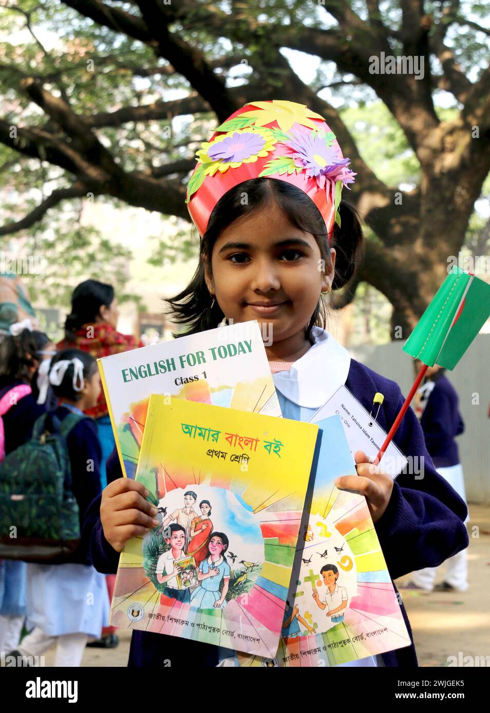 A Bangladeshi child starting her education. Tahsina Islam Tasnim, on ...