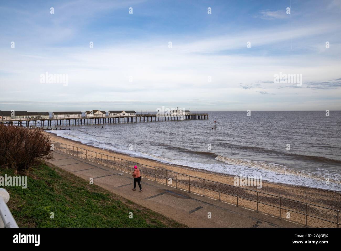Southwold,Suffolk,15th February 2024,After recent heavy rain and cold ...