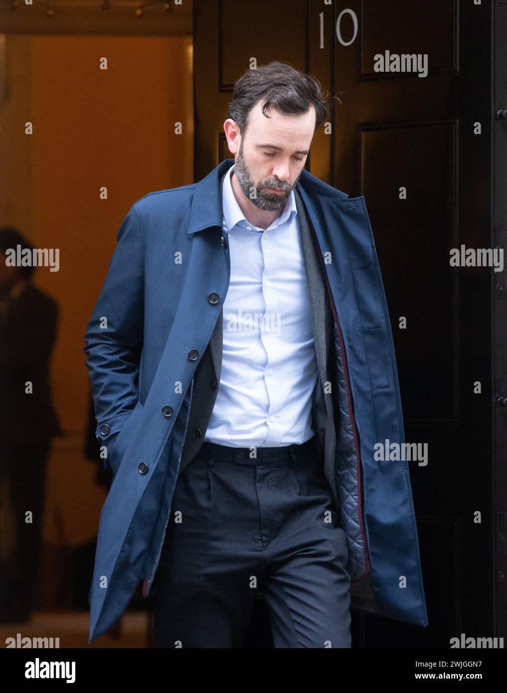 London, England, UK. 15th Feb, 2024. ISAAC LEVIDO is seen in Downing ...