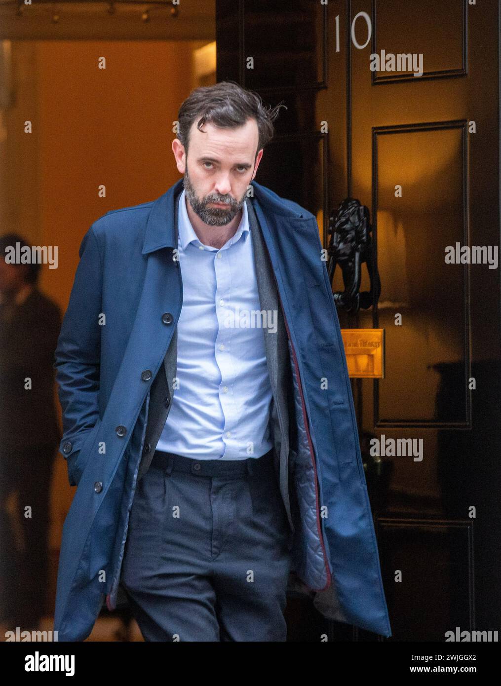 London, England, UK. 15th Feb, 2024. ISAAC LEVIDO is seen in Downing ...