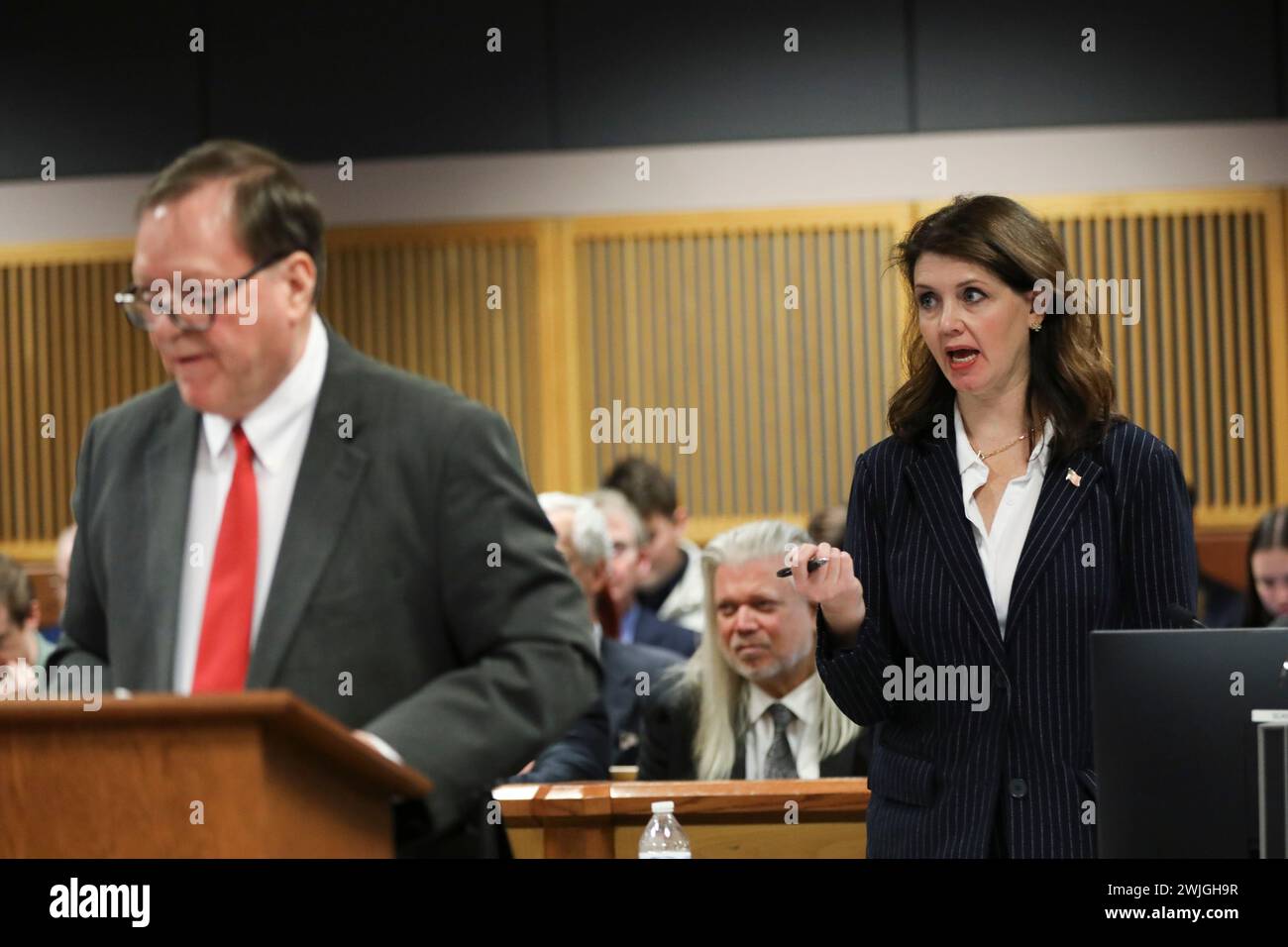 Fulton County Special prosecutor Anna Cross, right, who is representing ...