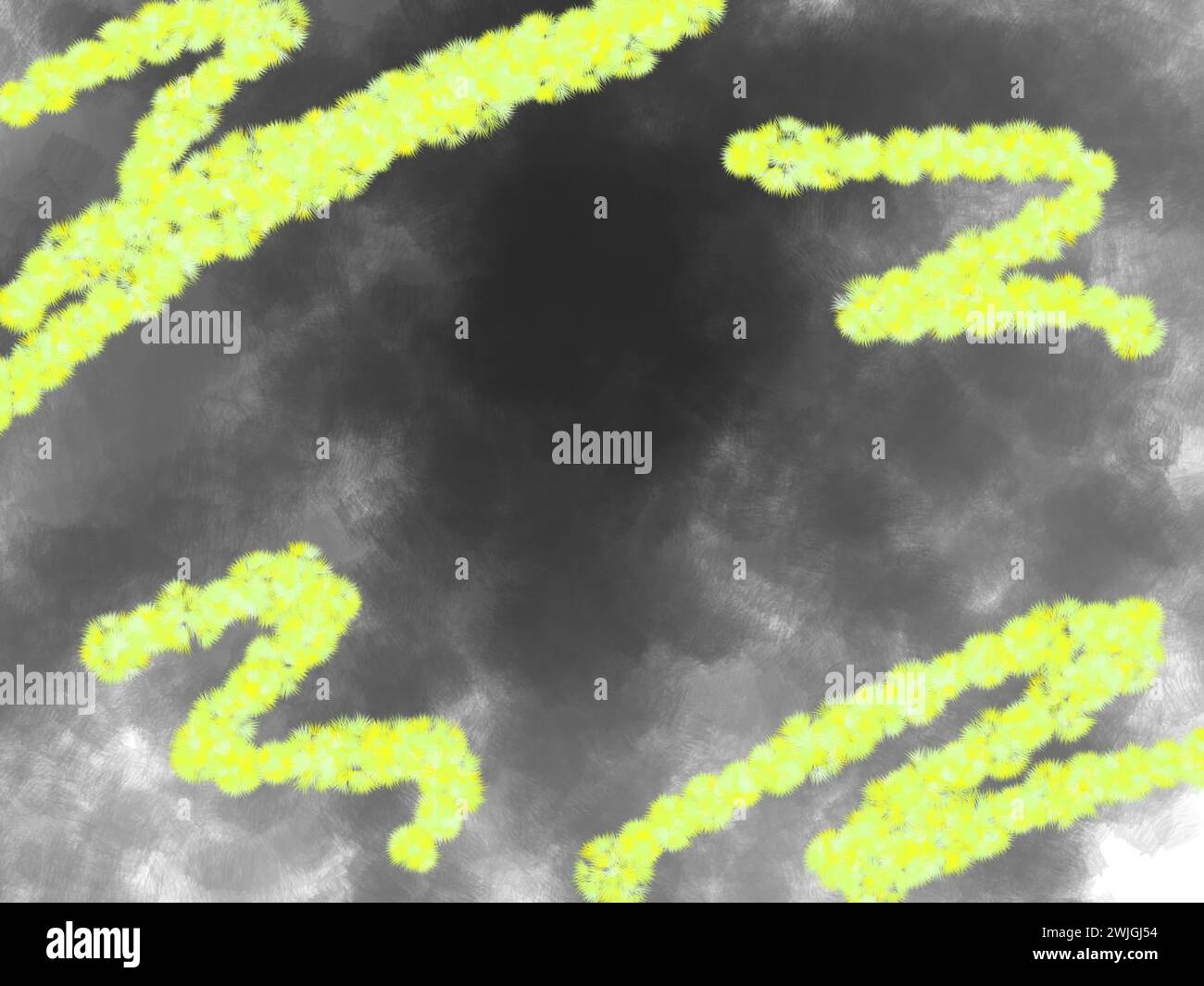 Black and white background with light green zig zag text space . High ...