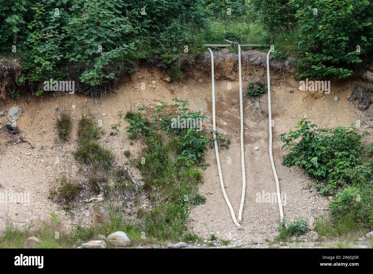 Wooden obstacle course hi-res stock photography and images - Alamy