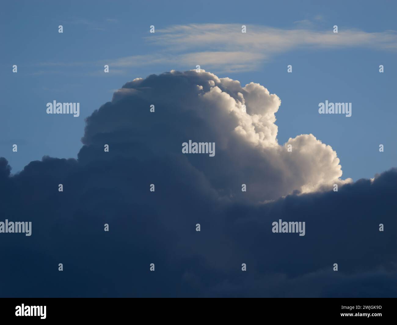 amazing clouds in the blue sky Stock Photo - Alamy