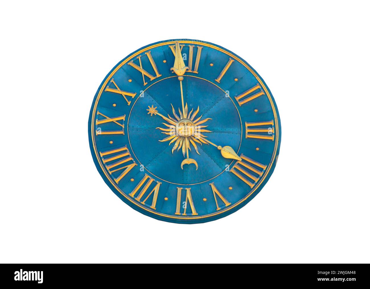 vintage dial isolated on white background Stock Photo - Alamy