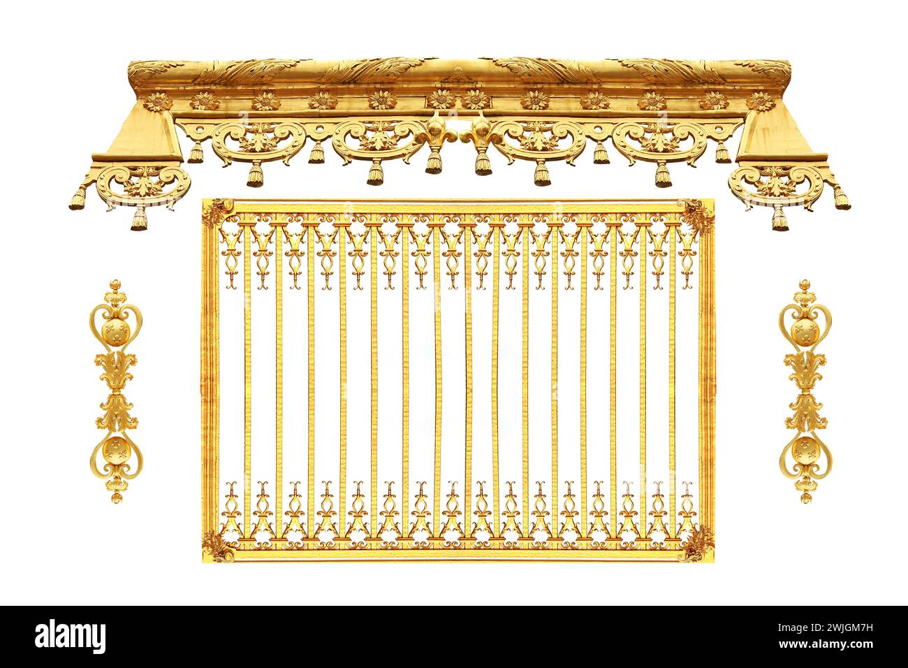 Golden details monument Cut Out Stock Images & Pictures - Alamy
