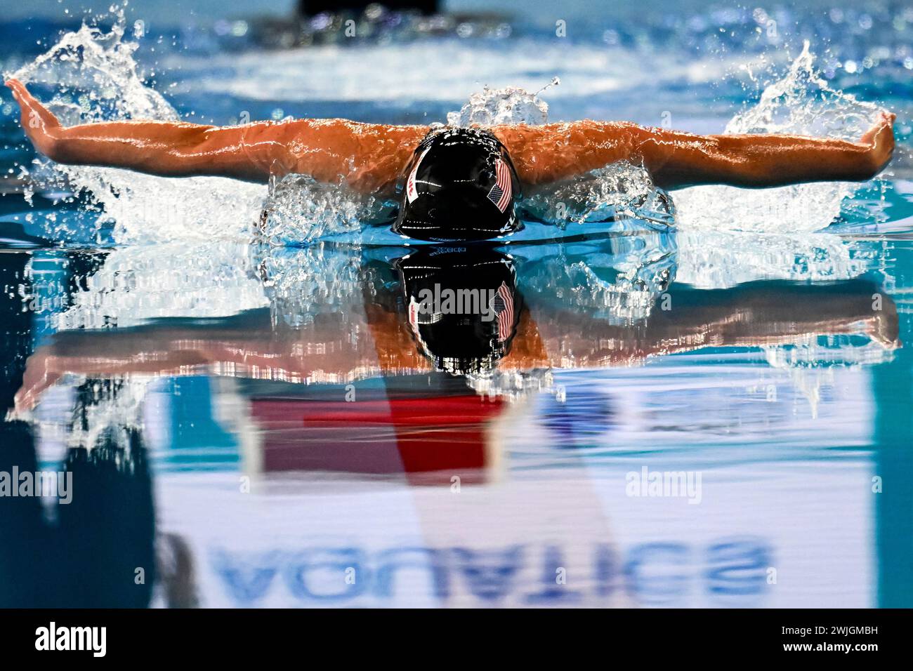 Doha, Qatar. 15th Feb, 2024. Rachel Klinker of United States of America ...