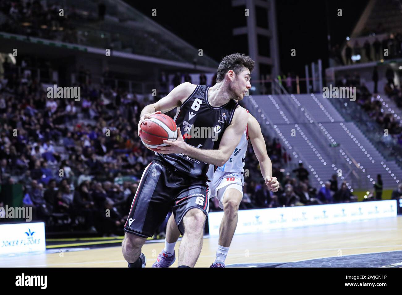 Turin, Italy. 15th Feb, 2024. Virtus Segafredo Bologna vs UnaHotels ...