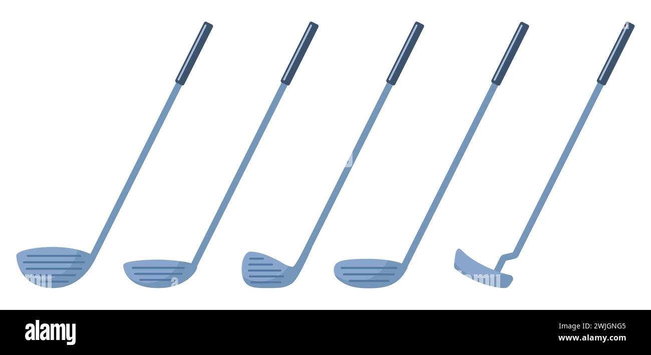 Golf ball and club shots Cut Out Stock Images & Pictures - Alamy