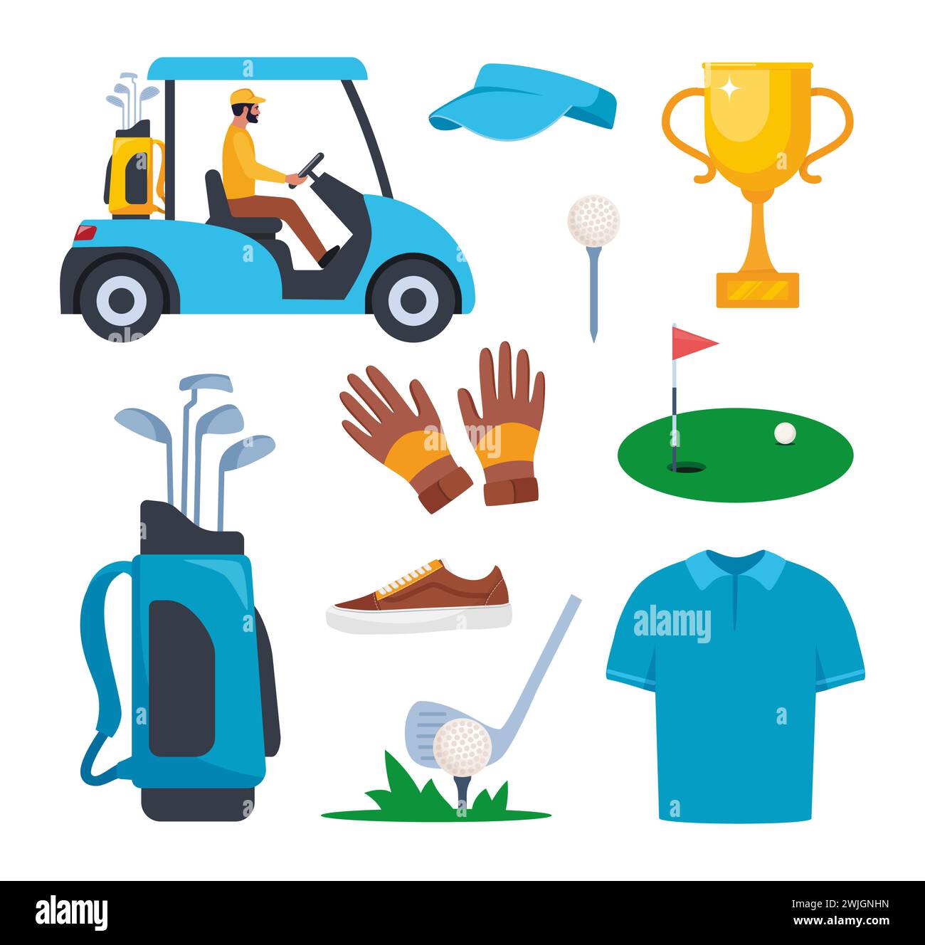 Golf car gear stick hi-res stock photography and images - Alamy