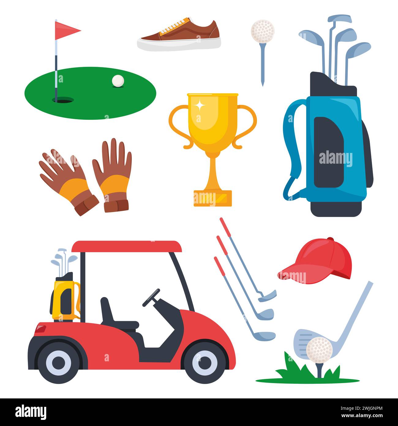 Golf car gear stick hi-res stock photography and images - Alamy