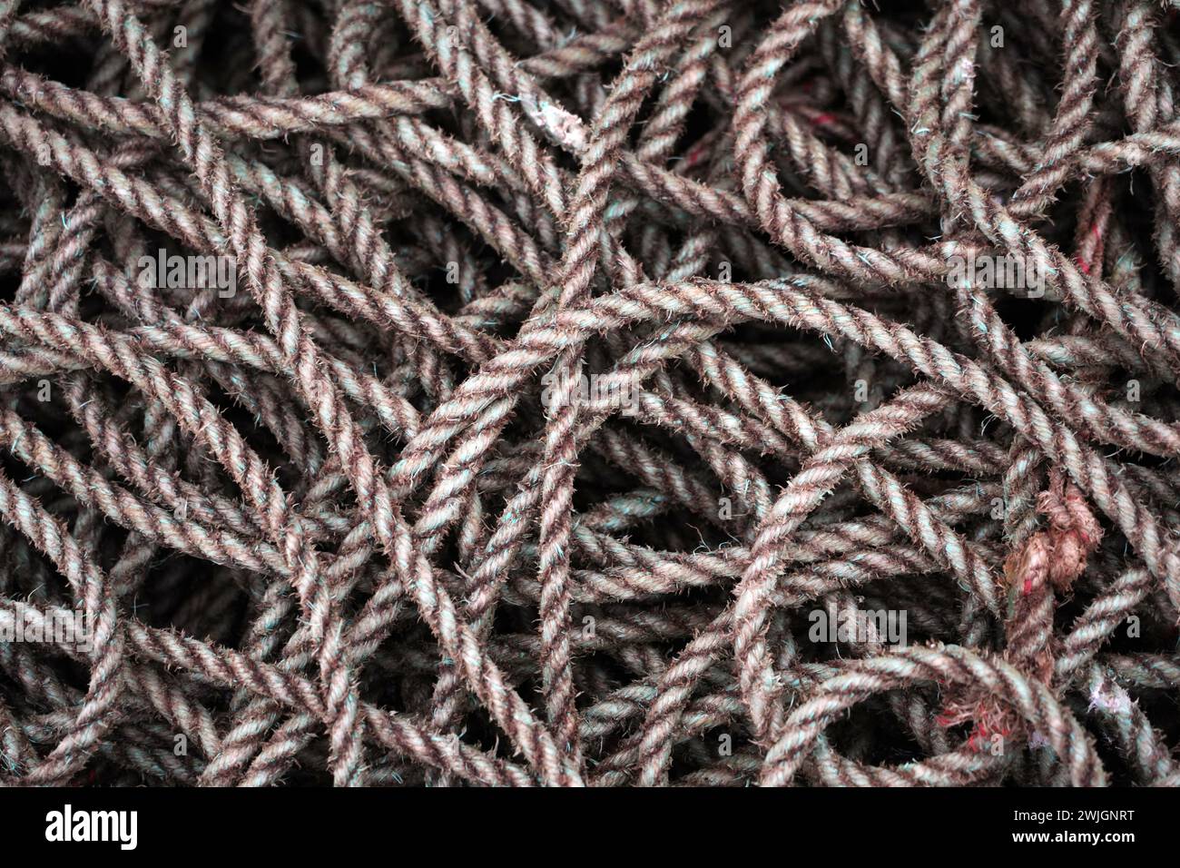 Old rope pile hi-res stock photography and images - Alamy