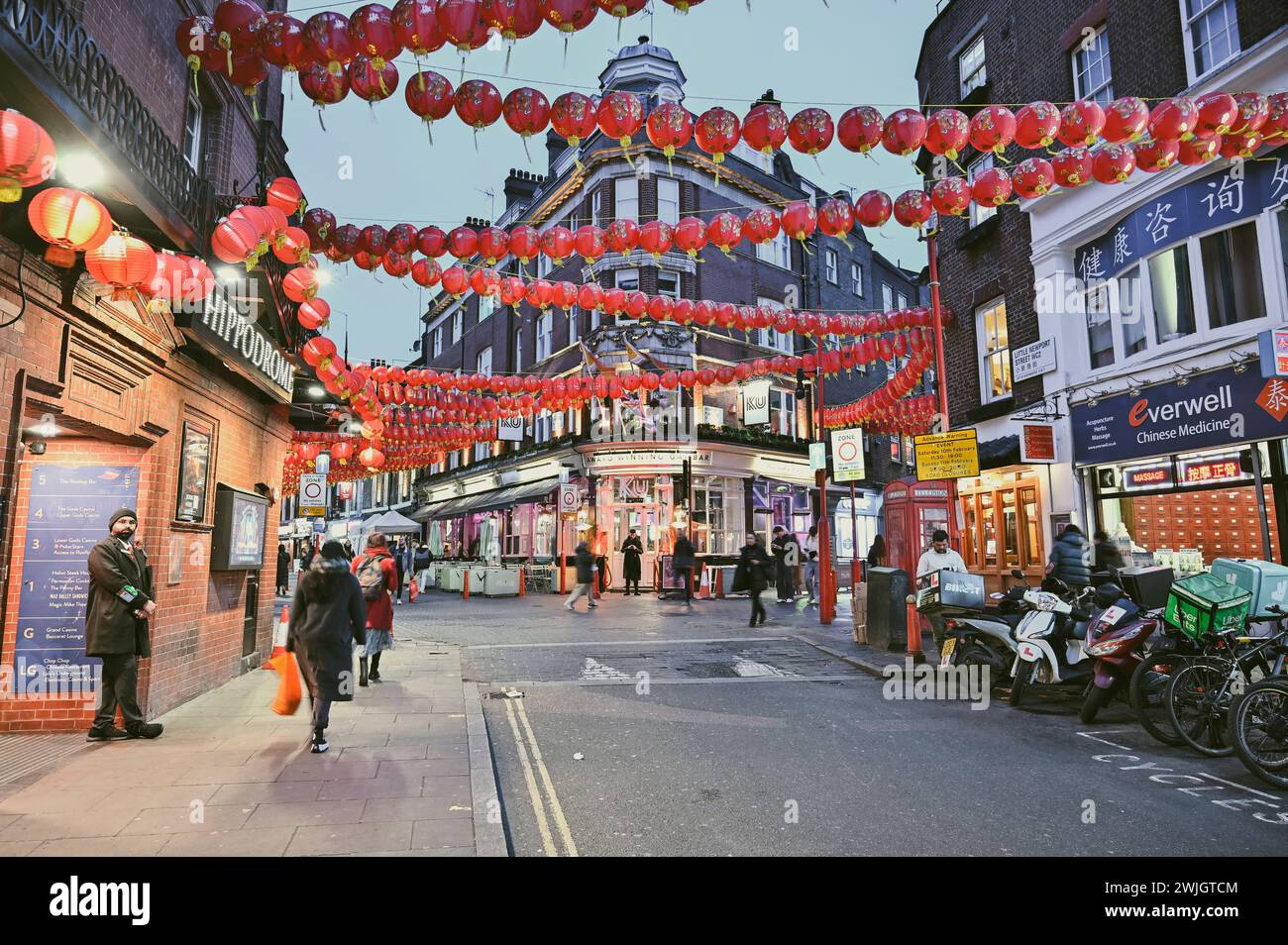 Bordering soho hi-res stock photography and images - Alamy