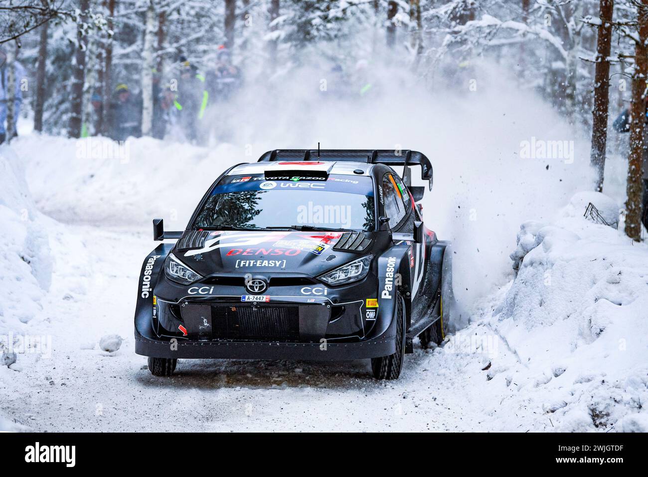 During Fia World Rally Championship Wrc Rally Sweden 2024 15 February, Umea Sweden Stock Photo ...