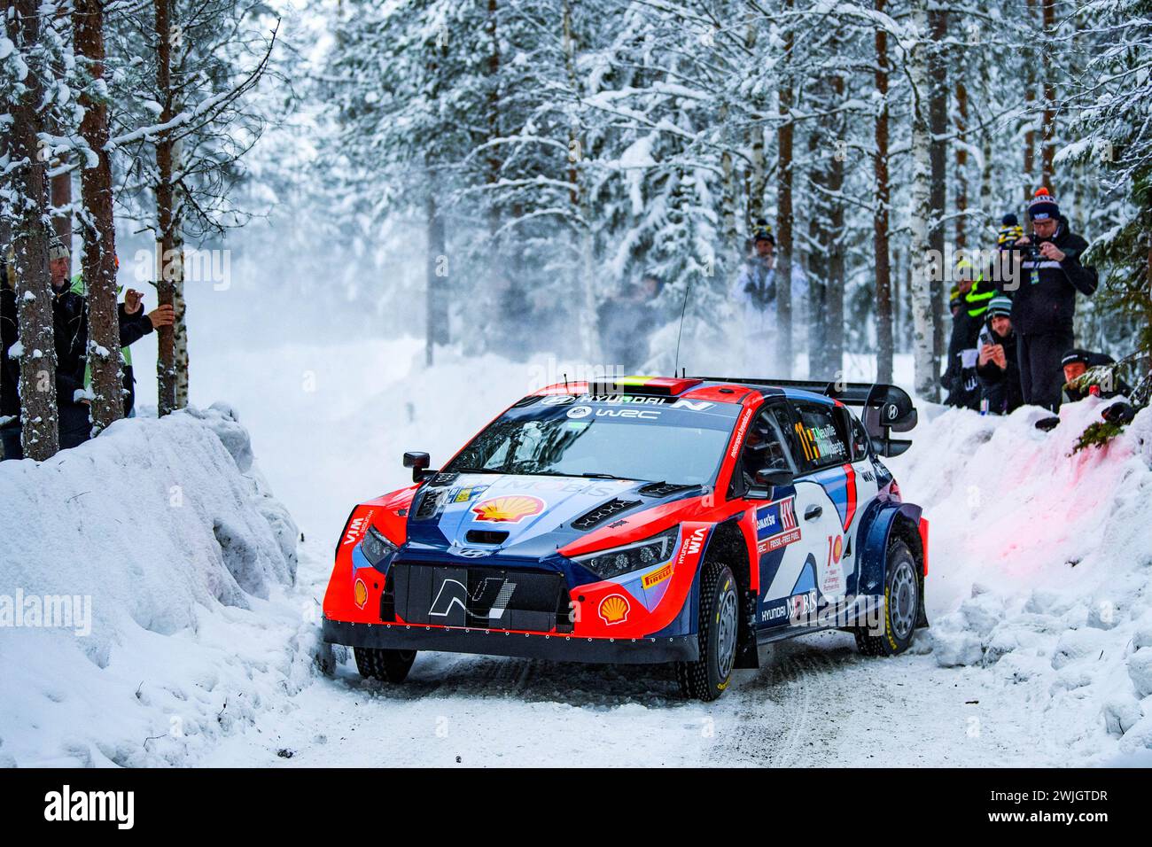 During Fia World Rally Championship Wrc Rally Sweden 2024 15 February ...