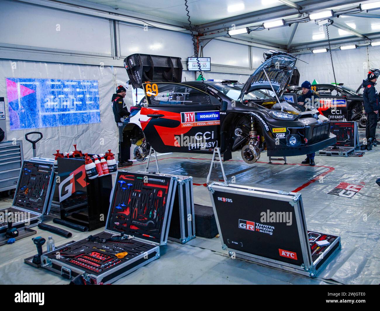 During Fia World Rally Championship Wrc Rally Sweden 2024 15 February ...
