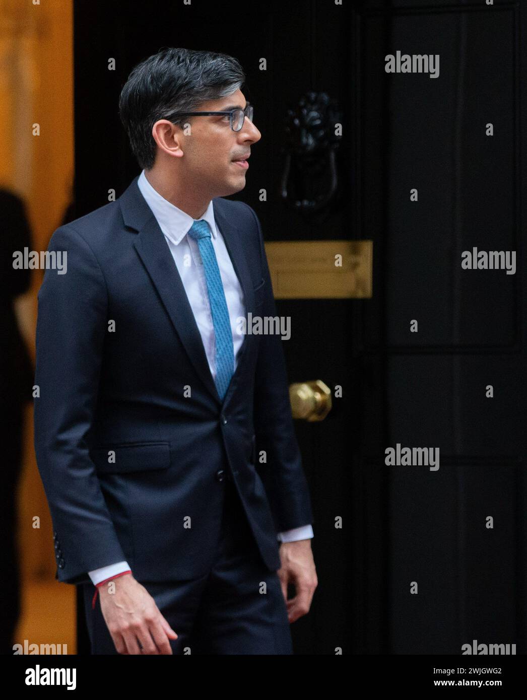 London, England, UK. 15th Feb, 2024. UK Prime Minister RISHI SUNAK ...
