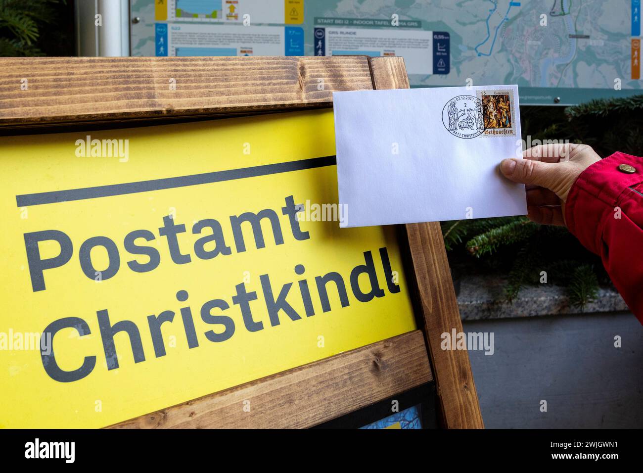 Special Post Office, Letter With Special Postmark, Postal Office ...