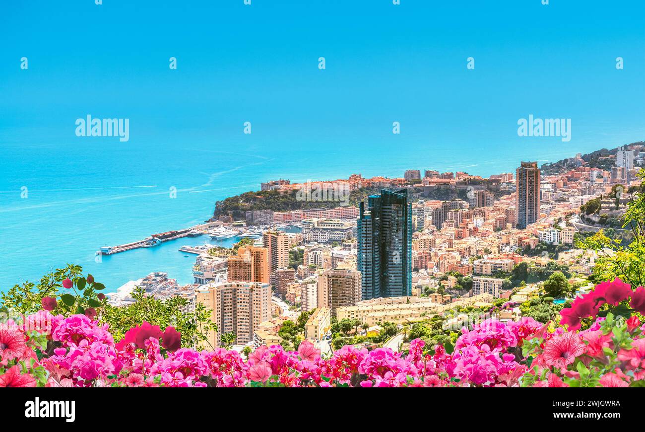 Monaco city on the French Riviera, Cote D'azur - Principality of Monaco ...