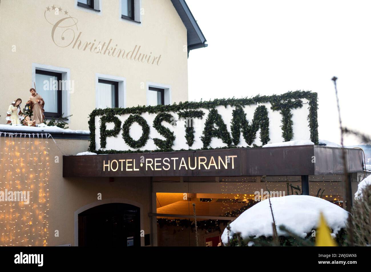 Post Office Christkindl Steyr, Upper Austria, Austria Stock Photo - Alamy