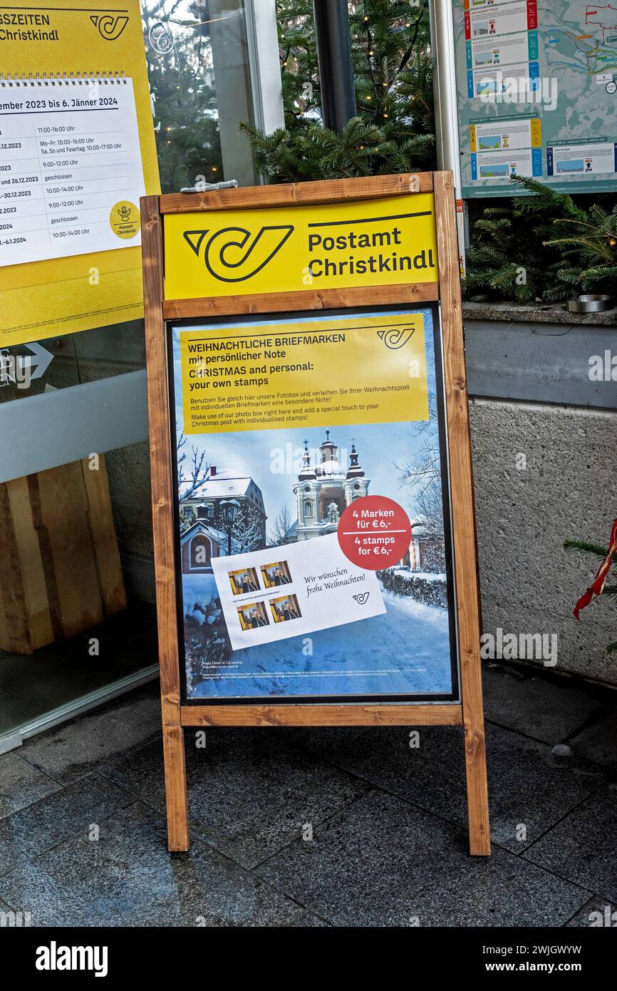 Post Office Christkindl Steyr, Upper Austria, Austria Stock Photo - Alamy