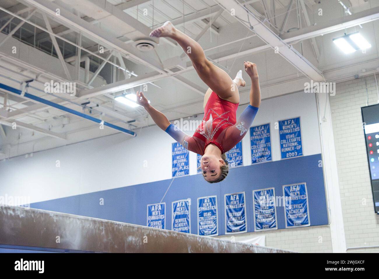 Colorado Springs, USA. 13th Feb, 2024. U.S. Air Force Academy's Sarah ...