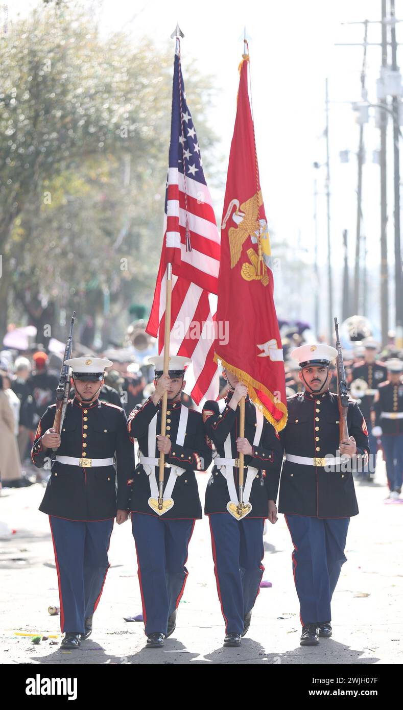 New Orleans, USA. 13th Feb, 2024. The United States Marine Corps Third ...