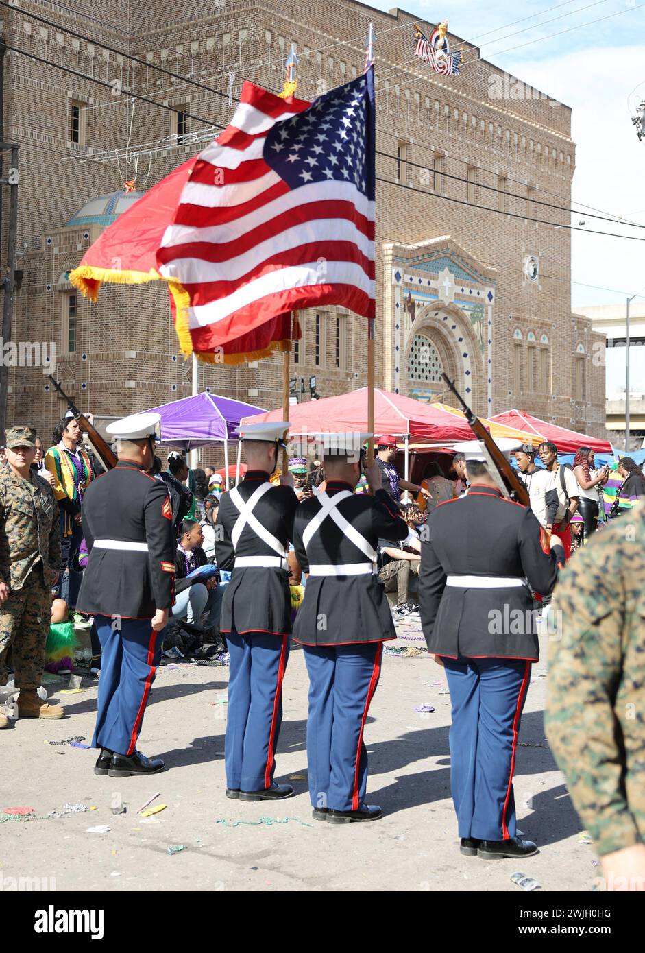 New Orleans, USA. 13th Feb, 2024. The United States Marine Corps Third ...