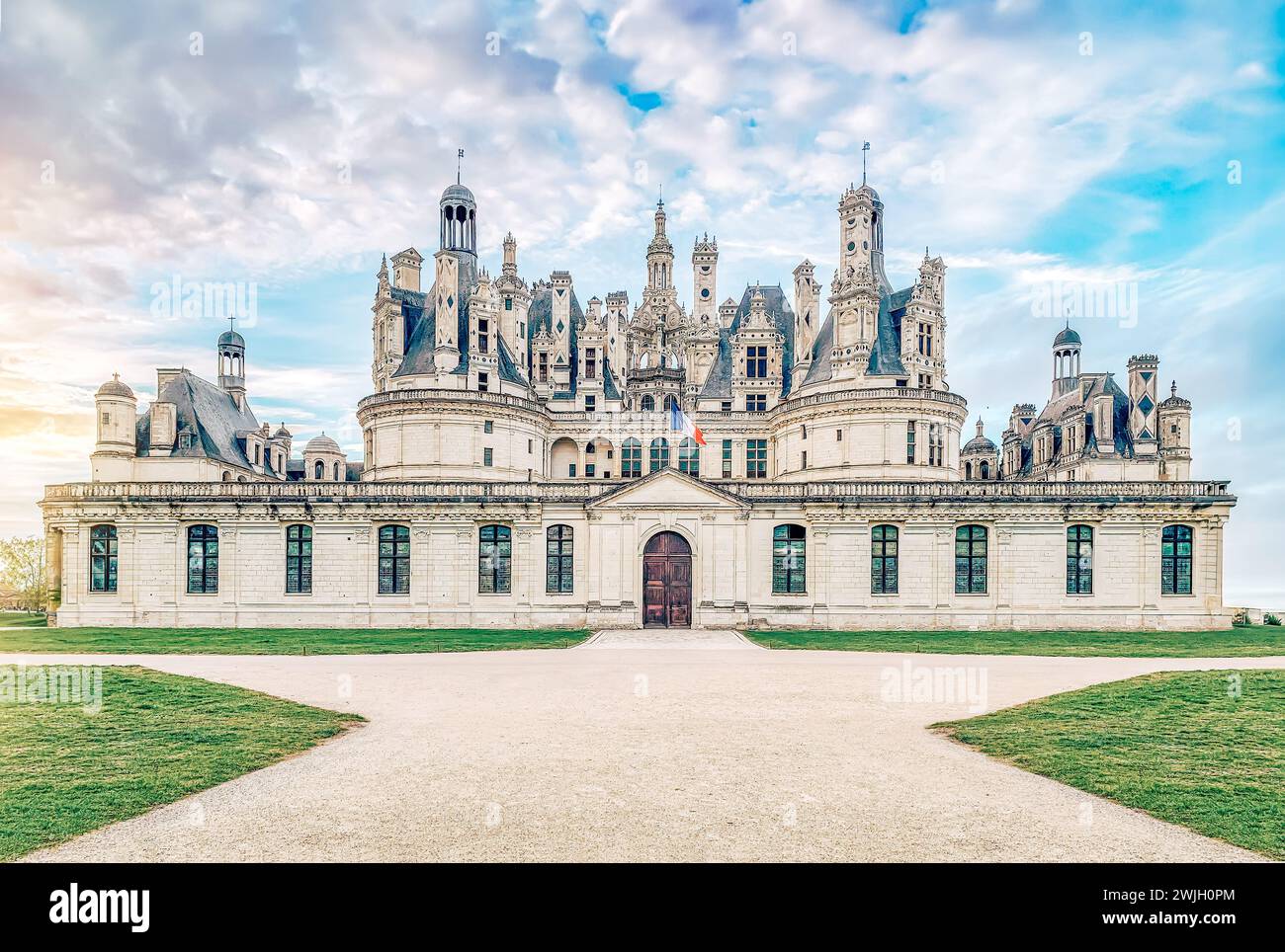 Chambord Chateau - Royal french palace at Loire Valley, France ...