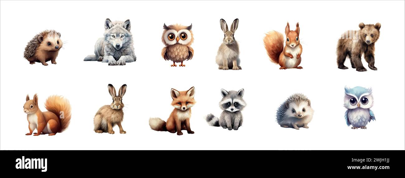 Realistic animals hi-res stock photography and images - Alamy