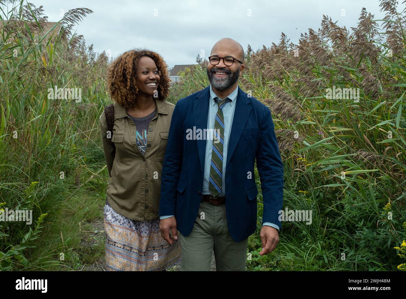 American Fiction Erika Alexander & Jeffrey Wright Stock Photo - Alamy
