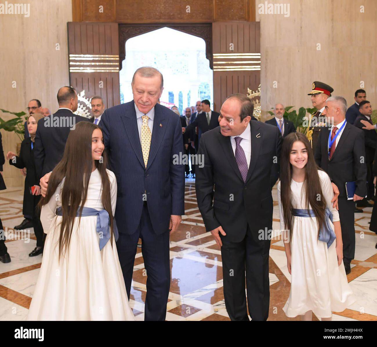 Turkish President Recep Tayyip Erdogan meets with his Egyptian ...