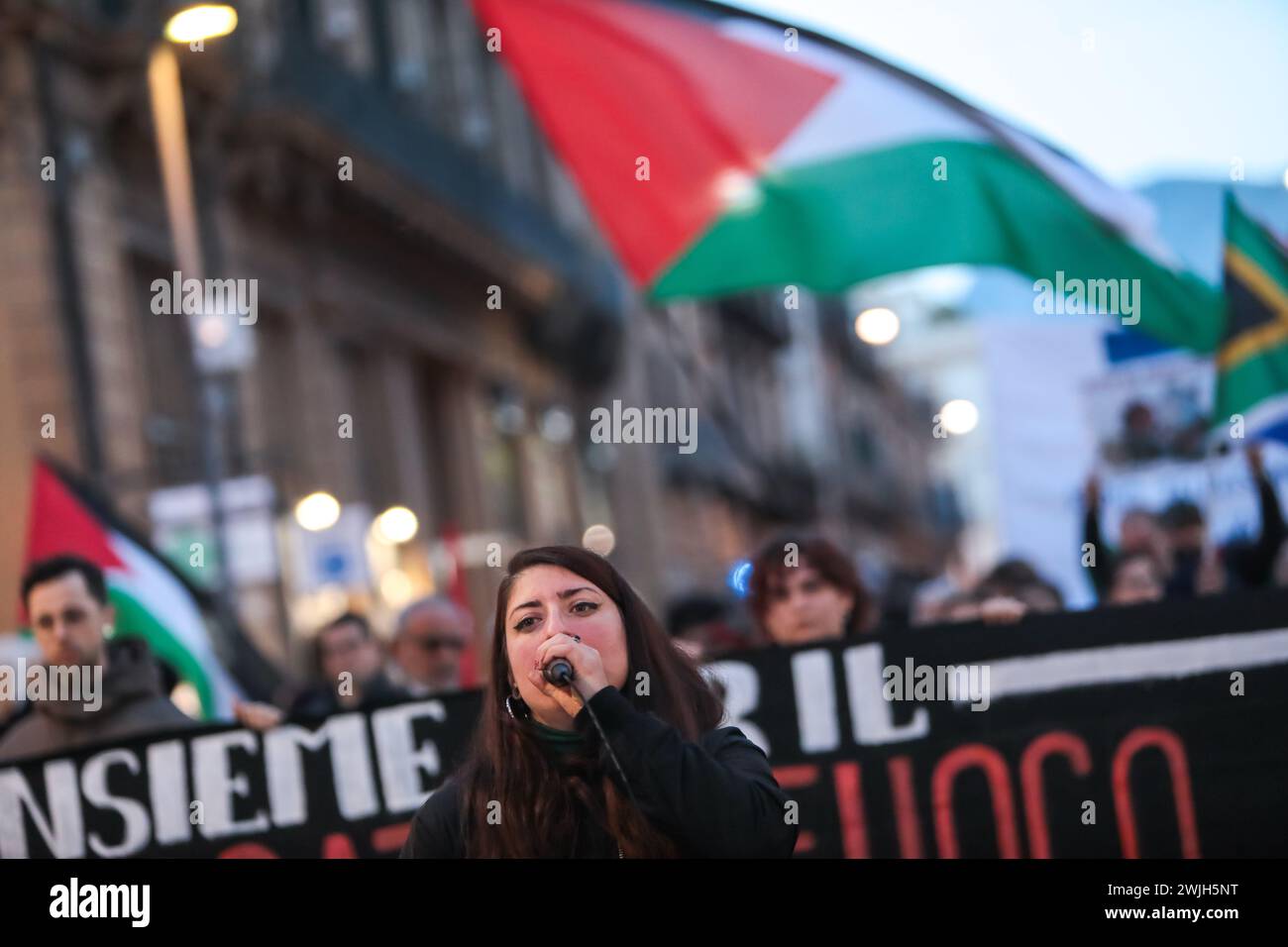 Hundreds pro-Palestine rally in Palermo to protest against Zara and Mc ...