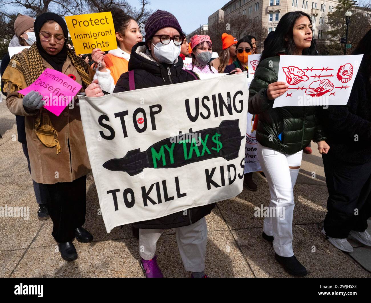Washington, District Of Columbia, USA. 15th Feb, 2024. Immigrant ...