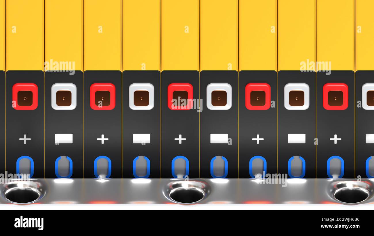Prismatic High-capacity Battery pack for electric vehicles, LFP cell ...