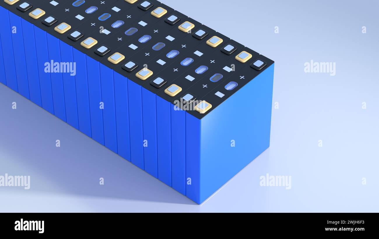 prismatic cells, rectangular lithium ion phosphate LFP battery's for ...