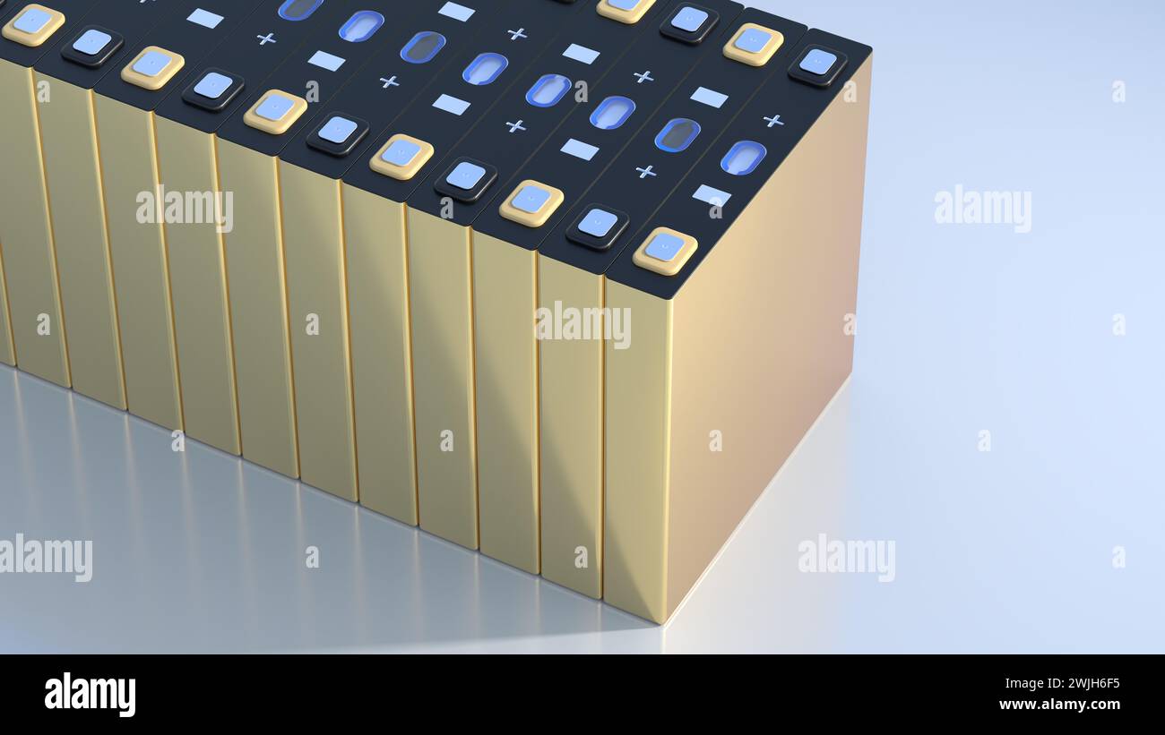 prismatic cells, rectangular lithium ion phosphate LFP battery's for ...