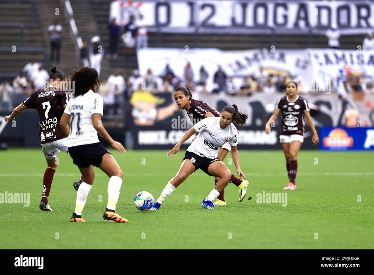 Sao Paulo, Brazil. 15th Feb, 2024. SP - SAO PAULO - 02/15/2024 - WOMEN'S SUPERCUP 2024 ...