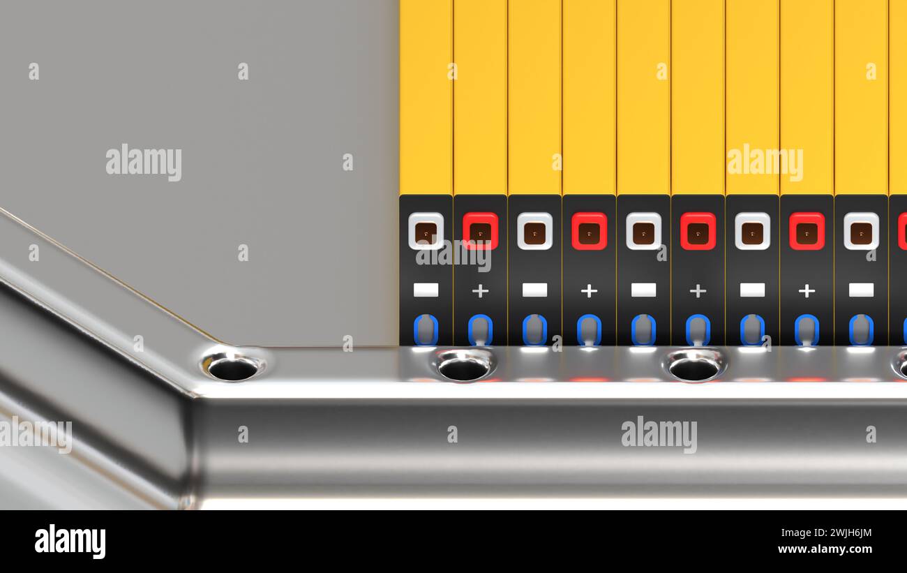 Prismatic High-capacity Battery pack for electric vehicles, LFP cell ...
