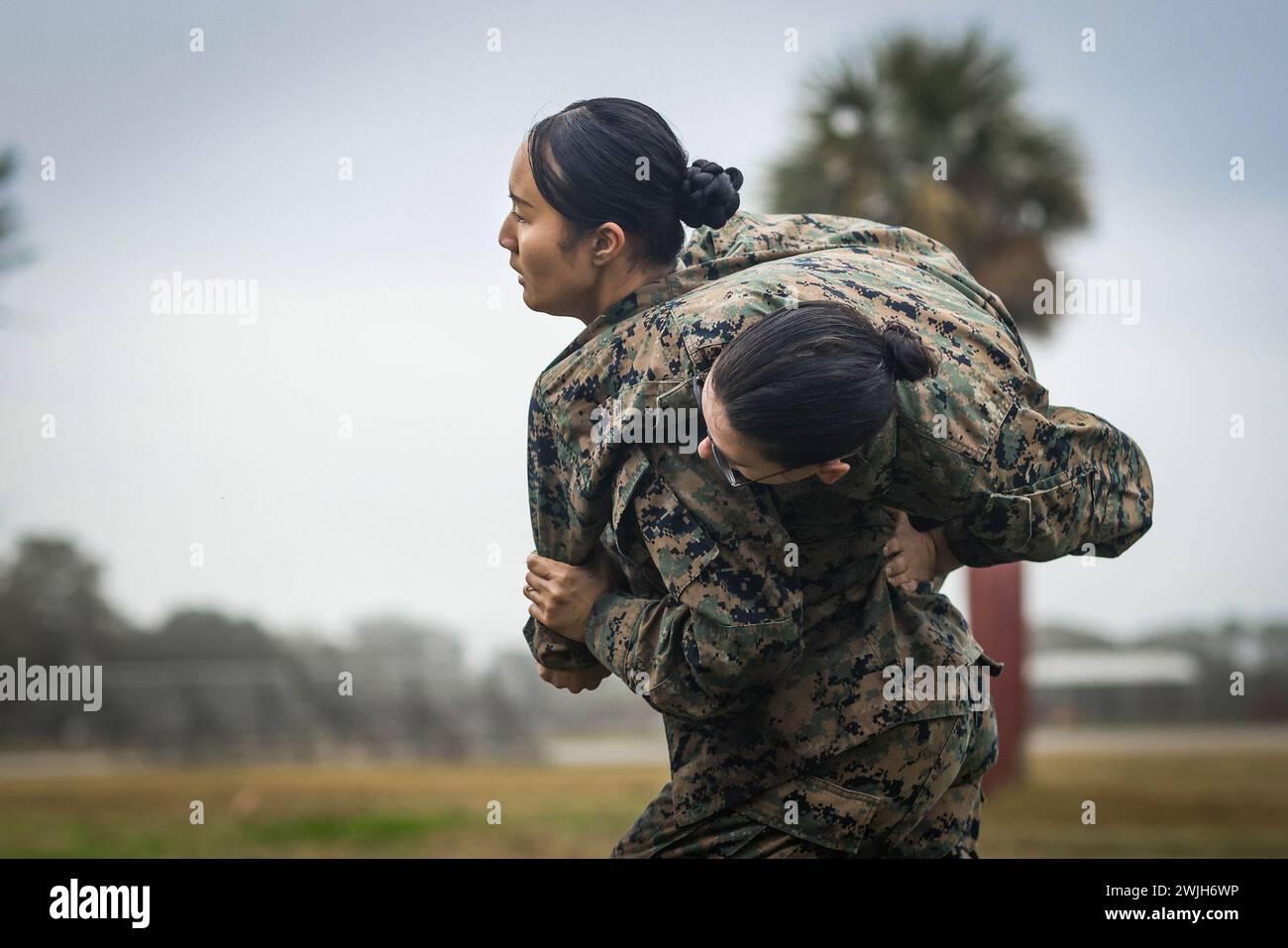 Parris Island, South Carolina, USA. 24th Jan, 2024. U.S. Marines with ...