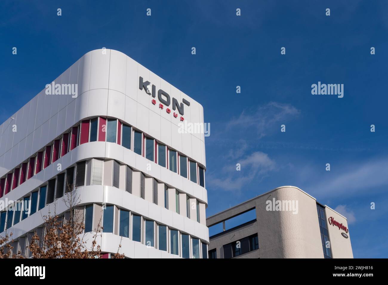 Holding KION company building, KION GROUP AG, German manufacturer ...