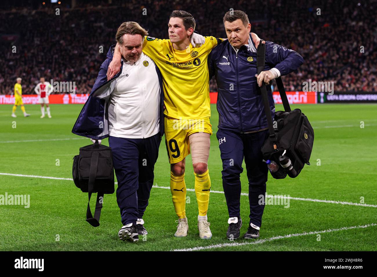 AMSTERDAM, NETHERLANDS - FEBRUARY 15: Sondre Brunstad Fet of FK Bodo ...