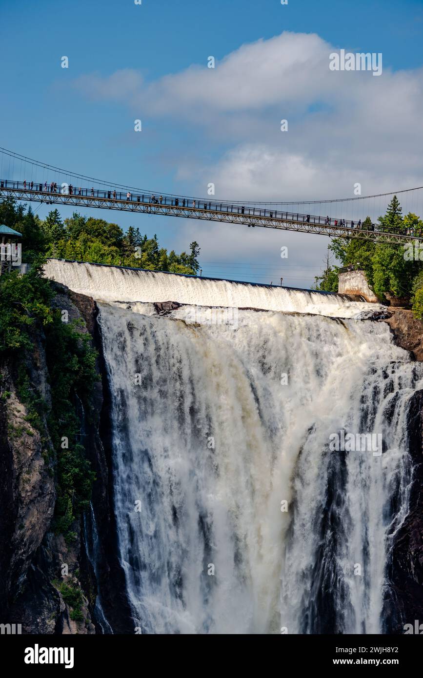 Montmorency Falls, located near Quebec City, is the region's second ...