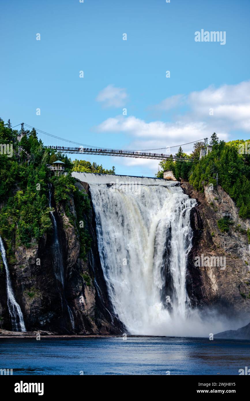 Montmorency Falls, located near Quebec City, is the region's second ...