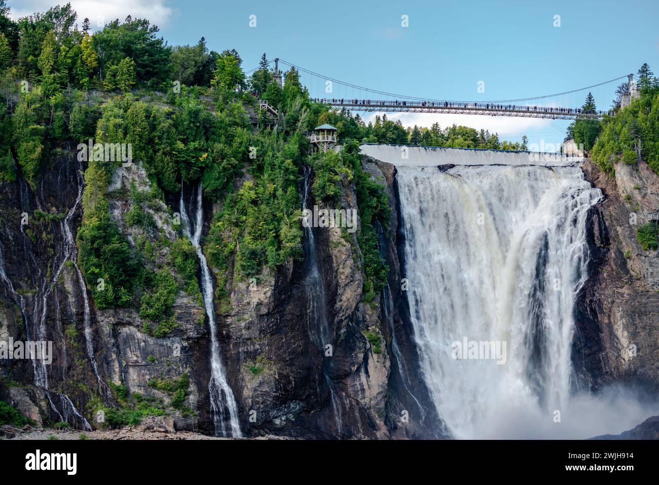 Montmorency Falls, located near Quebec City, is the region's second ...