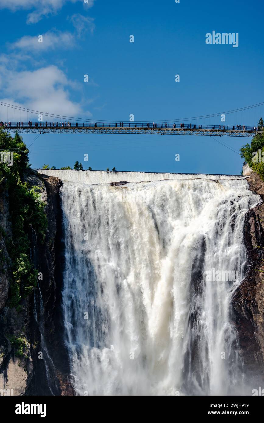 Montmorency Falls, located near Quebec City, is the region's second ...