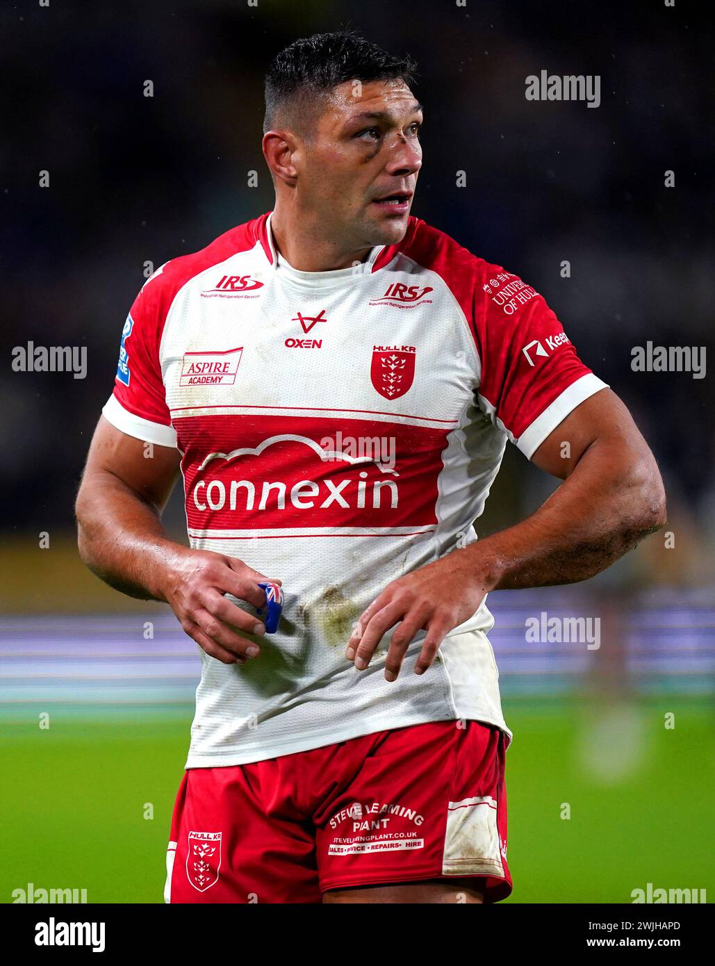 Hull KR's Ryan Hall during the Betfred Super League match at the MKM ...