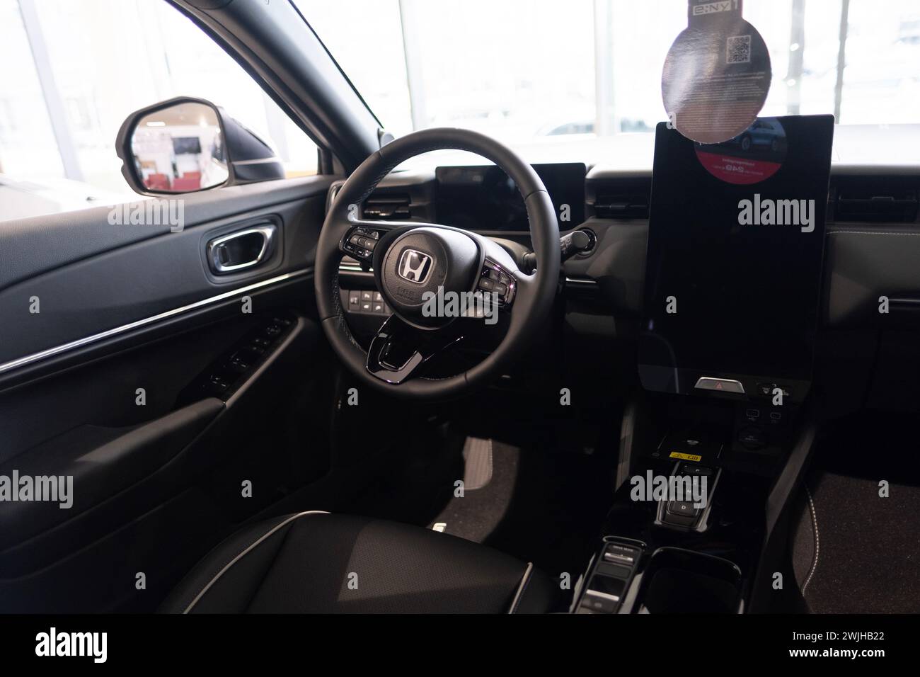 steering wheel, Interior, cockpit Honda e:Ny1 Electric Car, ergonomic ...