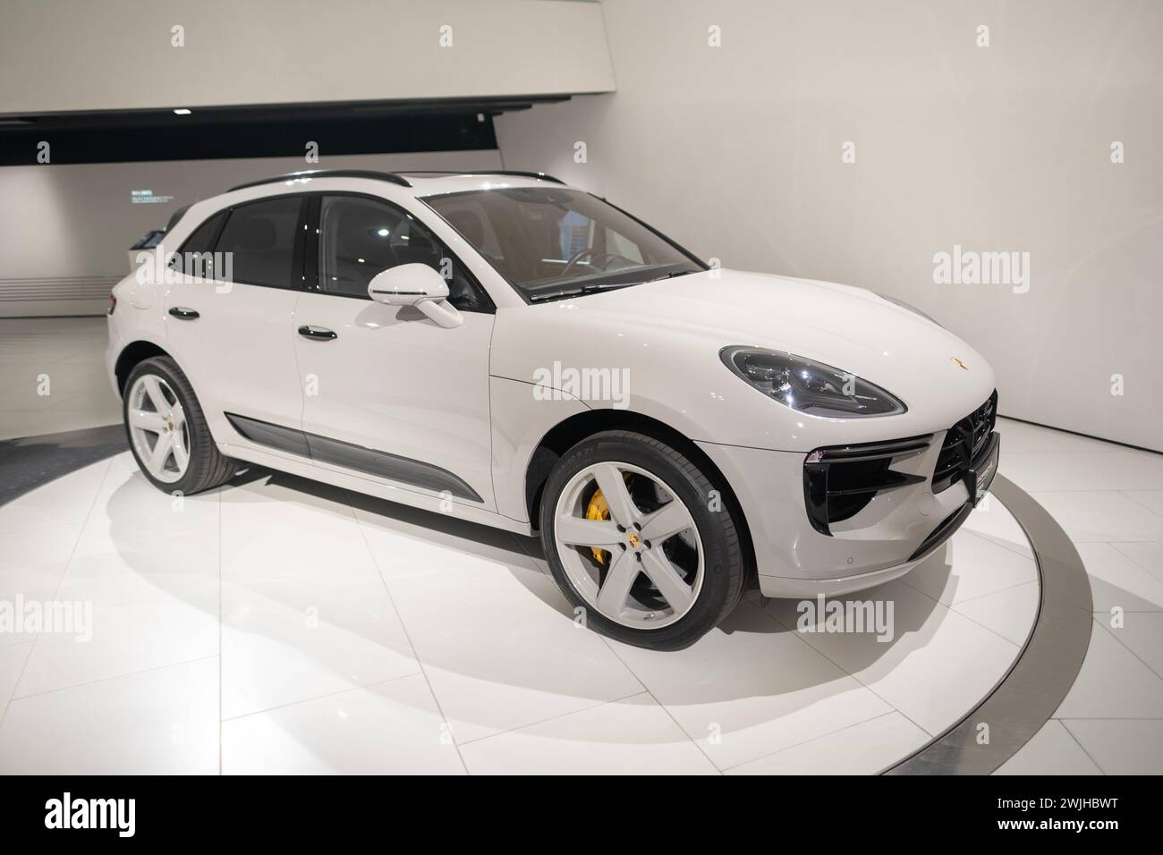 white Porsche Macan GTS, 4x4 all-wheel drive, elegance sports Car in ...
